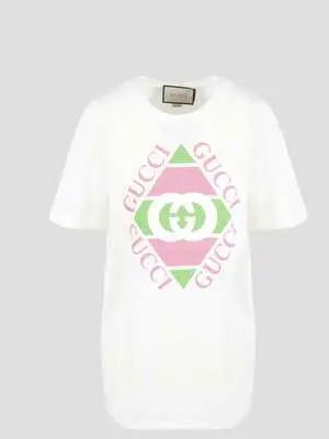 Gucci Vintage Logo Print T-shirt