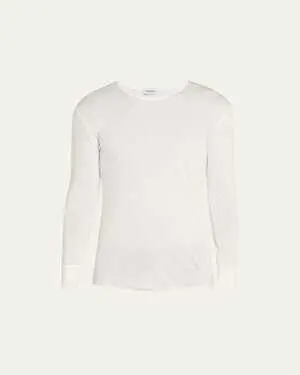 Zimmerli Wool-silk Crewneck T-shirt