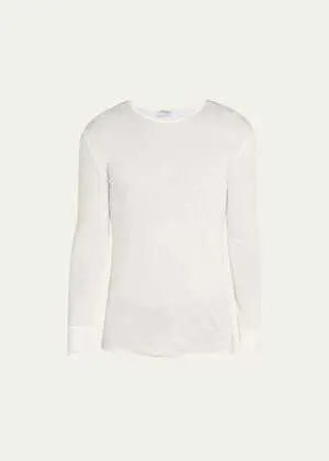 Zimmerli Wool-silk Crewneck T-shirt