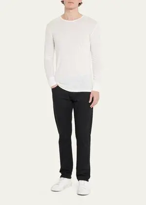 Zimmerli Wool-silk Crewneck T-shirt