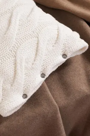 Brunello Cucinelli Cable-knit Cashmere Cushion