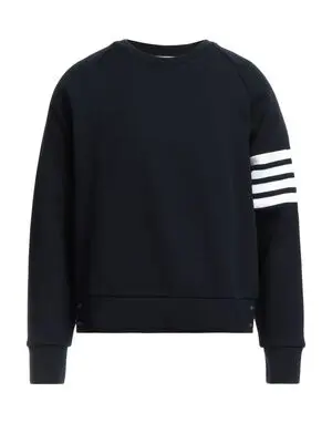 Thom Browne Cotton Jersey Sweatshirt Midnight Blue