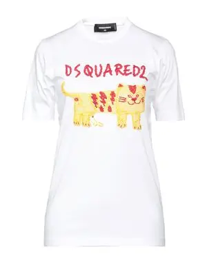 Dsquared2 Cotton T-shirt With Appliqués