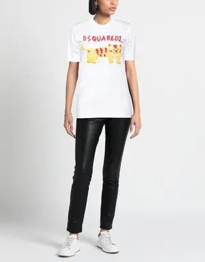 Dsquared2 Cotton T-shirt With Appliqués
