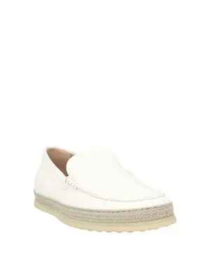 TOD'S Leather Loafers - White