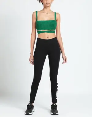 Alanui Knitted Crop Top - Green