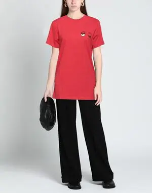 CHIARA FERRAGNI Cotton T-shirt - Red