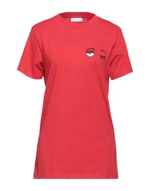 CHIARA FERRAGNI Cotton T-shirt - Red