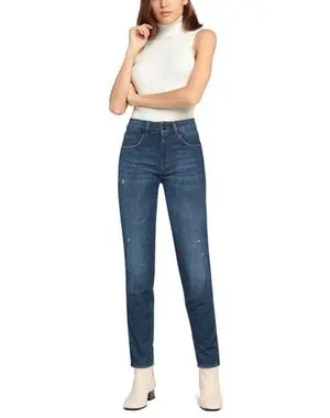 ANIYE BY Straight-leg Jeans With Distressed Detail