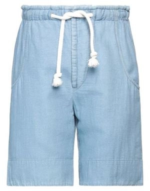 Isabel Marant Étoile Denim Shorts Size Cotton, Linen - Blue