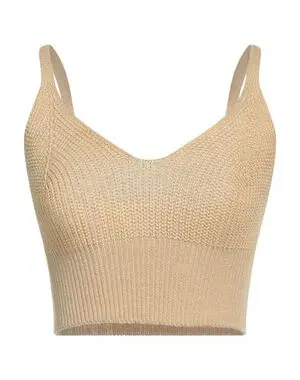 DANIELE FIESOLI Knitted Crop Top - Beige