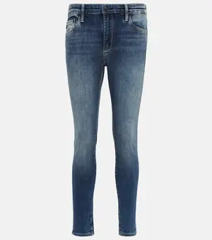 Ag Bleached Skinny Jeans