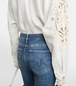 Ag Bleached Skinny Jeans