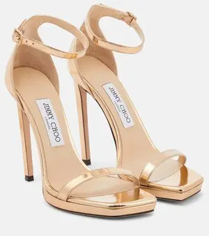 JIMMY CHOO Alva Leather Sandals