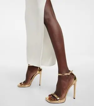 JIMMY CHOO Alva Leather Sandals