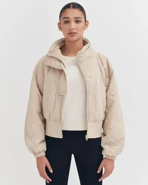 Cuyana Balloon Sleeve Light Puffer