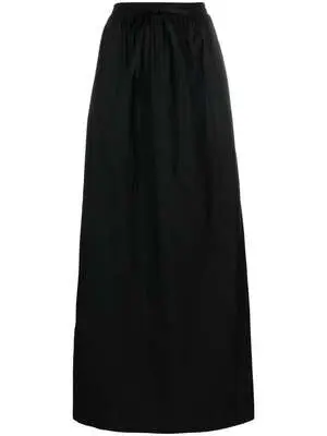 Matteau Relaxed Drawstring-waist Organic Cotton Midi Skirt