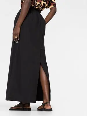 Matteau Relaxed Drawstring-waist Organic Cotton Midi Skirt