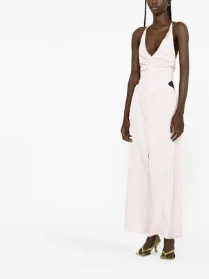 GANNI Cut-out Halterneck Dress