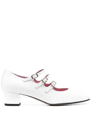 CAREL Kina 40mm Pumps - White