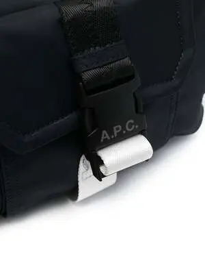 A.p.c. Treck Logo Buckle-fastening Shoulder Bag