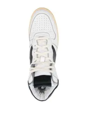 Rhude Rhecess Smooth High-top Sneakers - White