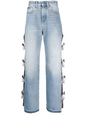 Gcds X Hello Kitty Cut-out Jeans
