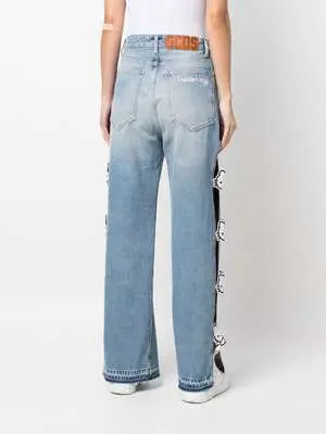 Gcds X Hello Kitty Cut-out Jeans