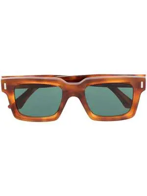 CUTLER & GROSS 1386 Square Frame Sunglasses - Brown