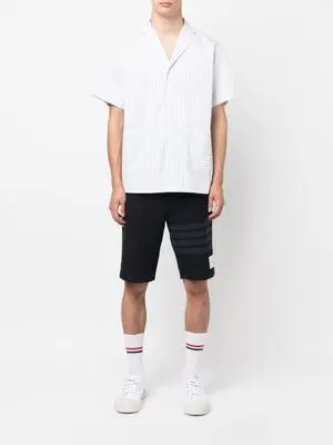 Thom Browne Striped Short-sleeved Shirt