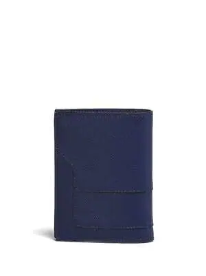 Marni Logo-print Leather Wallet - Blue