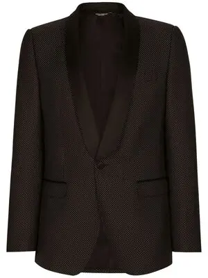 Dolce & Gabbana Martini-fit Tuxedo Suit - Black