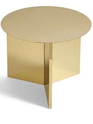 HAY Slit Round Table - Gold