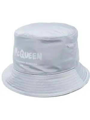 Alexander Mcqueen Flat Brim Hats For Men
