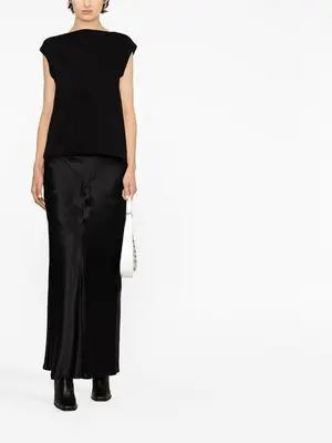 Rick Owens Sleeveless Cotton Top - Black