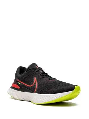 Nike React Infinity Run Flyknit 3 Sneakers - Black