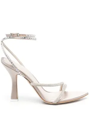 3JUIN Crystal-embellished 65mm Sandals