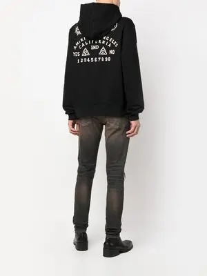 Amiri Ouija Board Logo-print Hoodie
