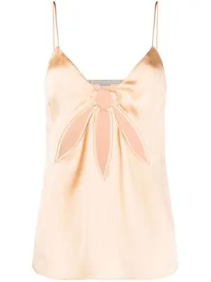 Stella McCartney Ruched Satin Vest