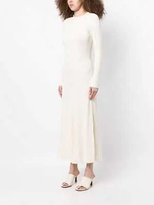 Anna Quan Ribbed Cotton Midi Dress