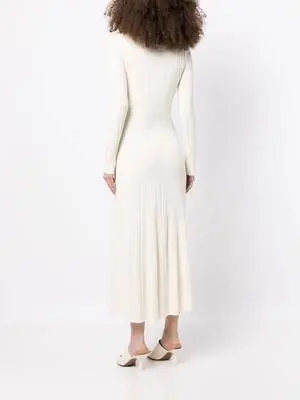 Anna Quan Ribbed Cotton Midi Dress