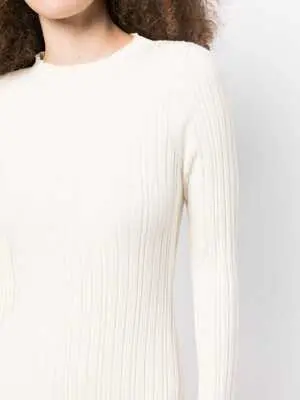 Anna Quan Ribbed Cotton Midi Dress