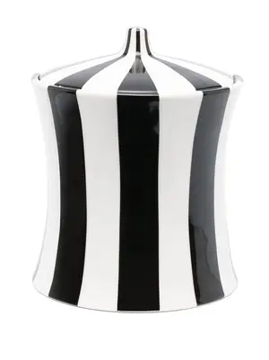 Jonathan Adler Striped Ceramic Ice Bucket