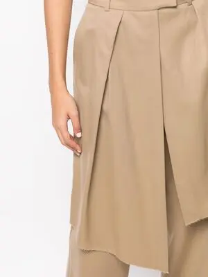 Goen.j Panelled Tailored Trousers - Brown
