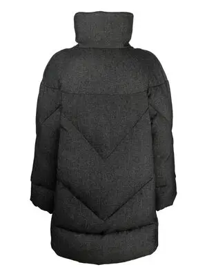 Eleventy Quilted Shearling-lined Coat