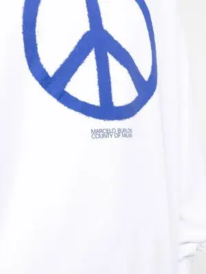 COUNTY OF MILAN Marcelo Burlon Organic Cotton Sweatshirt