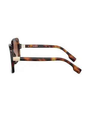 Burberry Caroll Tortoiseshell-frame Sunglasses