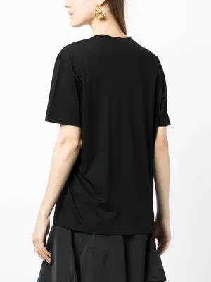 JIL SANDER Crew Neck Short-sleeved T-shirt - Black