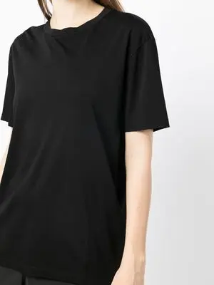 JIL SANDER Crew Neck Short-sleeved T-shirt - Black