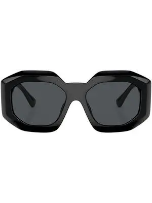 Versace Medusa Plaque Sunglasses - Black